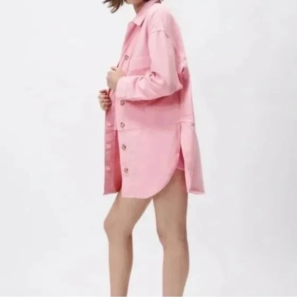 Zara | Tops | Zara Pink Button Down Shirt | Poshmark